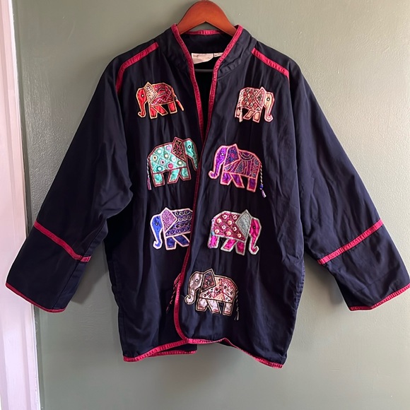 Yak Magik | Jackets & Coats | Vintage Yak Magik M Elephant Tunic Made ...